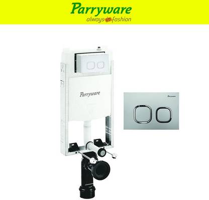 Parryware Half Frame Concealed Cistern with upper part 191 Dual Flush ...