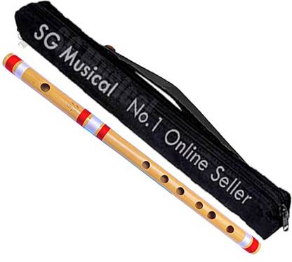 SG MUSICAL Professional Flutes C Sharp Base With Bag Bamboo Flute ...