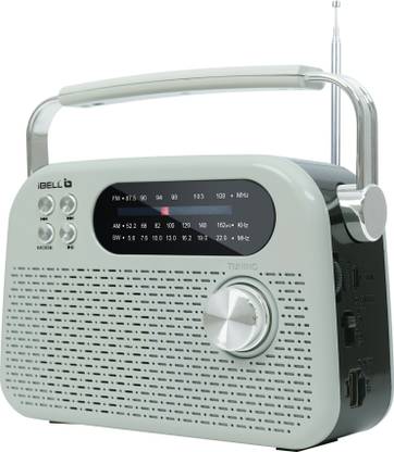 iBELL FM730BT Portable FM Radio with Bluetooth Speaker,USB, SD Slot ...