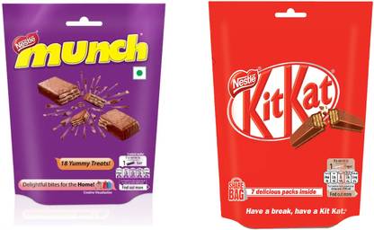 NESTLE Munch and Kit Kat Combo Bars Price in India - Buy NESTLE Munch ...