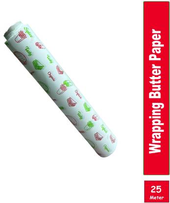 Shrirays 25 Meter Butter Paper Roll | Food Wrapping Butter Paper ...
