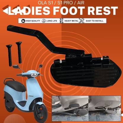 SRPHERE Scooter/Scooty Foot Rest for Ola S1/S1 Pro (Black) Foot Rest ...