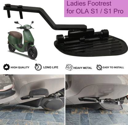 Huims Smart Ladies Footrest Black OLA S1 / S1 Pro Electric Scooter Foot ...