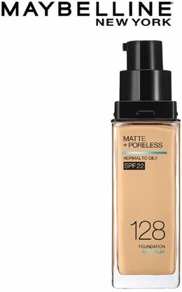 MAYBELLINE NEW YORK Fit Me Matte + Poreless Liquid Foundation - 128 ...