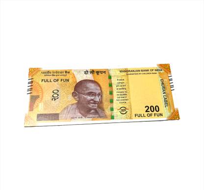 valuableplus Fake Notes (100 Notes) Of 200 Fake Money Notes, Playing ...