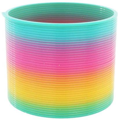 AKOSHA Magic Spring Rainbow Bouncy Expandable Slinky Toys magic spring ...