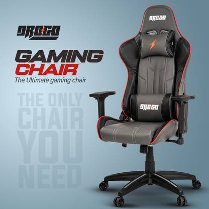 Drogo Ergonomic Gaming Chair with Height Adjustable Seat 3D Armrest PU ...