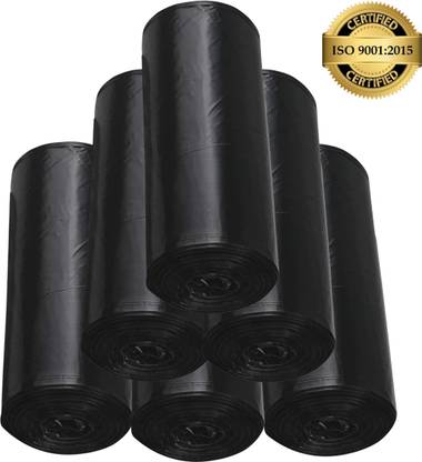 Nagno Black Large Dustbin Bags Eco-Friendly Home& Office Wastage Bags ...