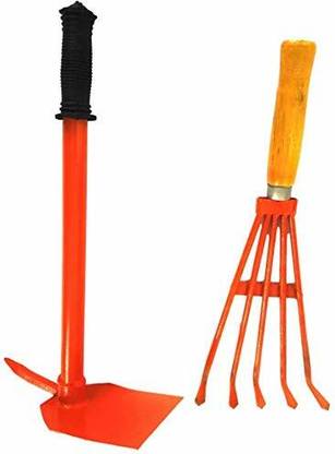 SYCAMORE Wooden Hand Panji (cultivator) With Garden Hoe Prong Garden ...