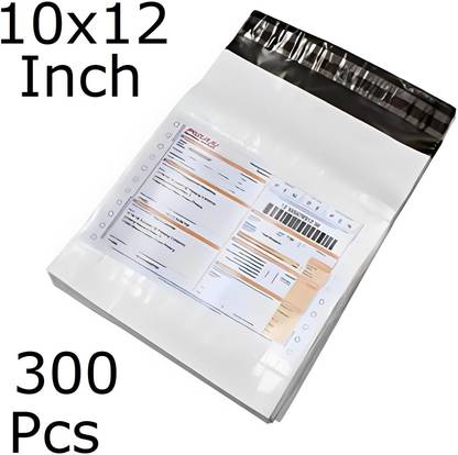 ABS Industries 10X12 Inch [Pack of 300] Tamper Proof Courier Bags 60 ...