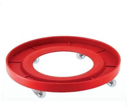 UNITYSALES Plastic Cylinder Trolley Easily Movable Stand With Wheel Gas ...
