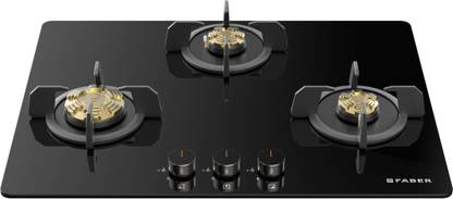 FABER Hob Prime HT703 CRS BR CI AI Hob/ Cooktop Toughened glass ,5 year ...