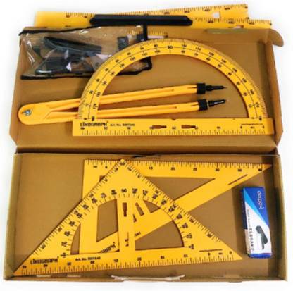 Flipkart.com | 90 Degree Big Plastic Geometry Box for Black Board for ...