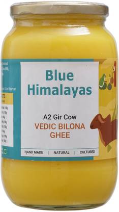 BLUE HIMALAYAS GIR COW VEDIC BILONA Ghee | Cultured method Ghee 1000 ml ...
