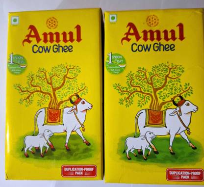 Amul Cow Ghee 2 L Vacuum Pack Price in India - Buy Amul Cow Ghee 2 L ...