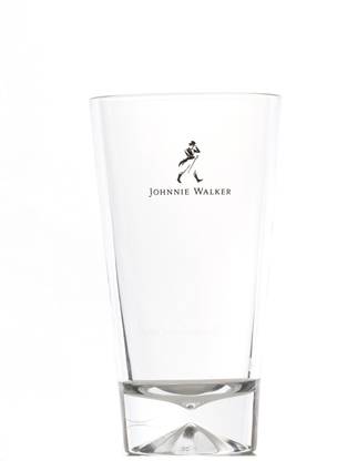 JOHNNIE WALKER (Pack of 2) Diamond Cut (Set of 2) Glass Set Cocktail ...