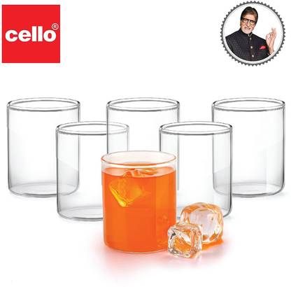 cello (Pack of 6) ROMA ROUND 230ML Glass Set Water/Juice Glass Price in ...