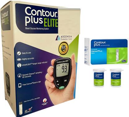 Contour PLUS ELITE, Highly accurate and Most reliable Glucometer ...