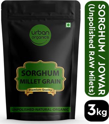 Urban Organic Unpolished Sorghum-Jowar Millets 3kg (Great Millet-Bili ...