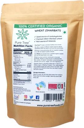Pure Tree Certified Organic | Wheat MP Sihori | Gehu | Sharbati Wheat ...