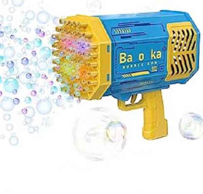 Bazooka Bubble Machine Kids Toys, 69 Holes Bubble Gun Bubbles Bluey ...