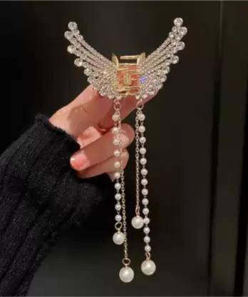 kriva enterprise Diamond Butterfly Clutcher For Women And Girls Hair ...