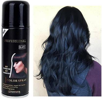 MYEONG 1 Day Temporary Hair Color Spray , BLACK - Price in India, Buy ...