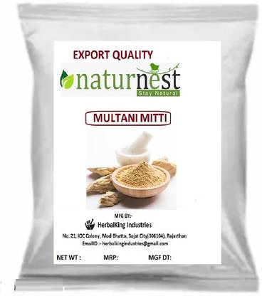 NatureNest Natural multani mitti for hair treatement natural hair henna ...