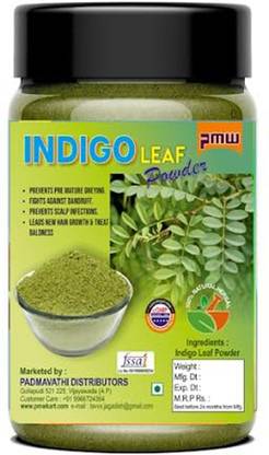 PMW Indigo leaf Powder - Neeli Aaku Powder - Avuri Powder - Neelayamari ...