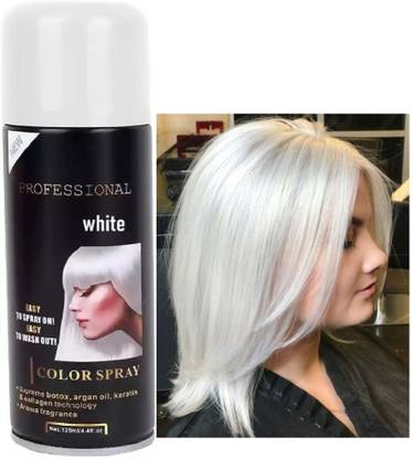 DARVING Original hair styling Instant Hair color spray , WHITE - Price ...