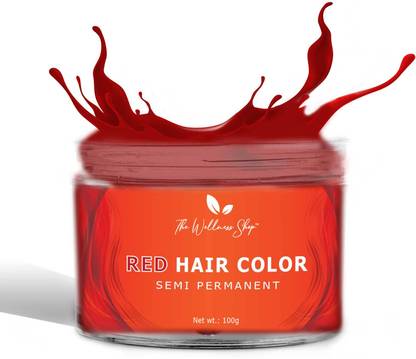 The Wellness Shop Cherry Red Semi Permanent + Bleaching Kit , Red ...