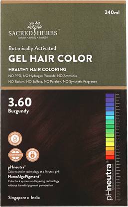 Sacred Herbs Ammonia & PPD Free Semi Permanent Natural Gel Hair Color ...