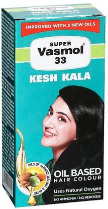 Super Vasmol 33 Kesh Kala Oil Based Hair Colour 100ml , Black - Price ...