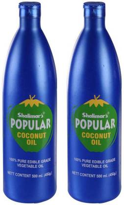 shalimar's Popular Coconut Oil 500ml pack of 2 Hair Oil - Price in ...