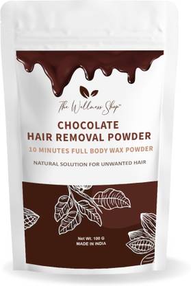 The Wellness Shop Chocolate Removal Powder-10 Minute Full Body Wax ...