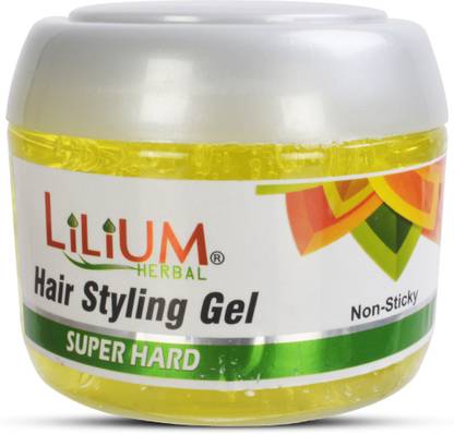 LILIUM Hair Styling Super Hard Gel, Yellow Hair Gel - Price in India ...