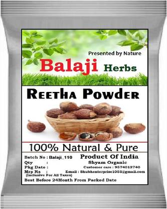 BALAJI HERBS 100% Natural Reetha Powder For Hair - Price in India, Buy ...