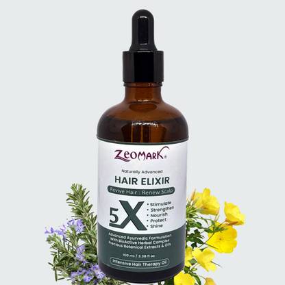 Zeomark Hair Growth Elixir Hair Oil – Ayurvedic Hair Elixir Oil for men ...