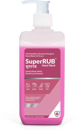 SuperRUB Hand Wash and Body Wash Disinfectant Solution, Pre-Operative ...