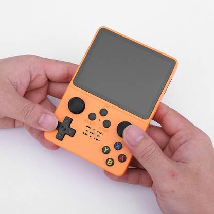 DDZONE R35S Retro 64GB Transparent ORANGE Handheld Gaming Console Price ...