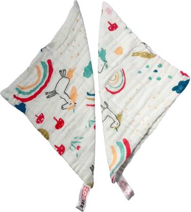 ZQBIEE 100% Pure Cotton Face Towel Handkerchief for Kids Infant/Newborn ...