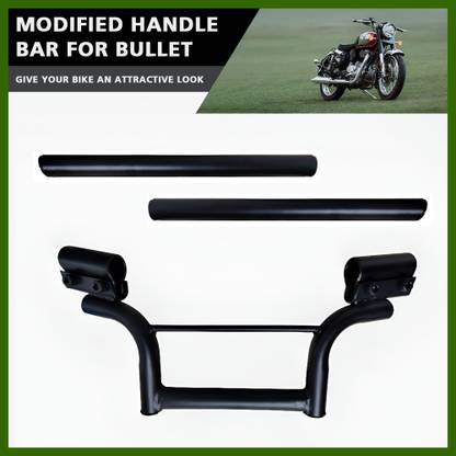 ASRYD Bullet Handle Bar Strong Meterial Made in india Black Handle bar ...