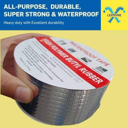 Lexmyne Rubber Foil Suitable - Roof Leak, Surface Crack, Window Sill ...