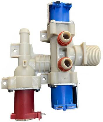 WHITEFLIP 12V DC 3 Way Inlet Valve Compatible with LG Fully Automatic ...