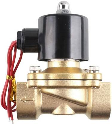 AMPEREUS AC 220V Electric Solenoid Valve 1" Normally Closed Direct Action for Water/Air ...