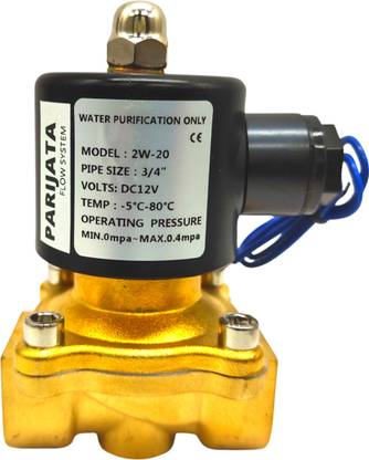 Parijata 12 Volts DC industrial solenoid valve for Water ATM machine ...