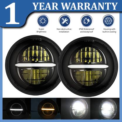 Otoroys LED Headlight for Mahindra Thar, Jeep Price in India - Buy ...