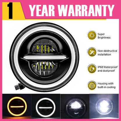 Otoroys LED Headlight for Royal Enfield Classic 350, Classic 500 ...