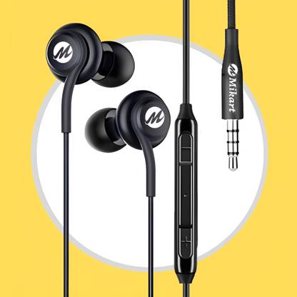 Mikart Wired with Dual Dynamic Drivers Wired Earphone Headset Wired ...