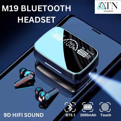 TECHNEGIC Premium M19 Earbuds/TWS/buds 5.1 Earpods with 280H Playtime ...